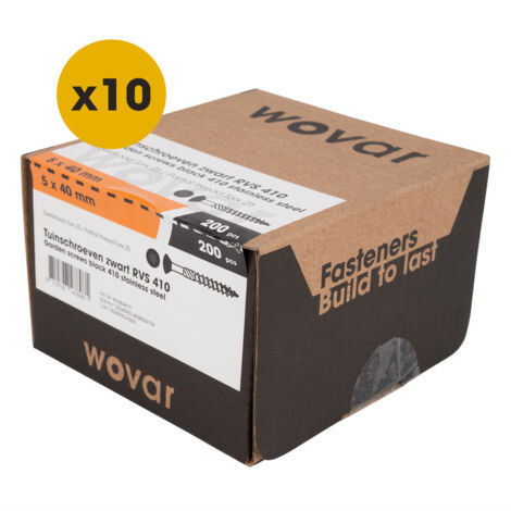 Vis de bardage en bois Acier inoxydable 410 5 x 40 mm Torx 25