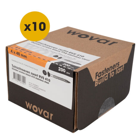 Vis de bardage en bois Acier inoxydable 410 4 x 40 mm Torx 15