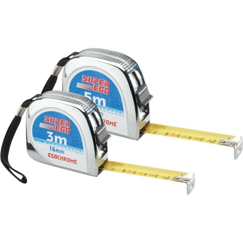 Flexómetro ERGOCHROME - SUPER-EGO Medidas: 5m x 19mm