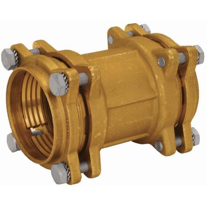 Manguito doble FITTINGS LATÓN - ARCO Medidas: 75 mm