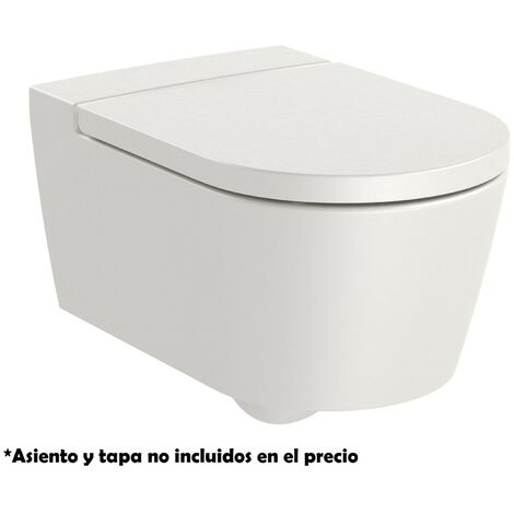 Taza de inodoro suspendido sin tapa con descarga dual 4,5/3L. Rimless ...