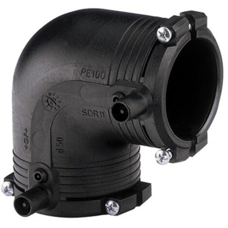 Codo electrosoldable 90° d32 PE100, SDR11, PN10 gas/PN16 agua
