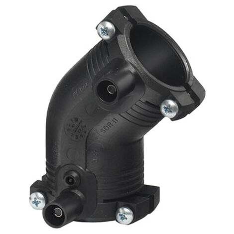 Codo electrosoldable 45° d32 PE100, SDR11, PN10 gas/PN16 agua