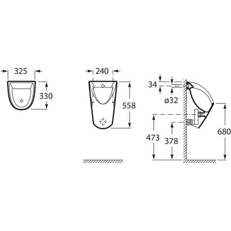 Pack urinal CHIC - ROCA