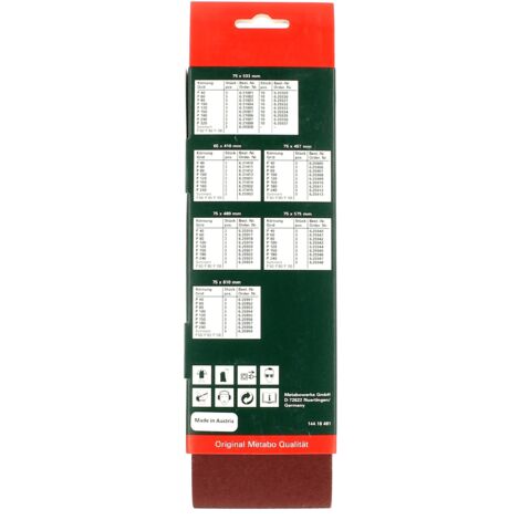 Nastri abrasivi 75x533 100g per 3 per levigatrice ryobi