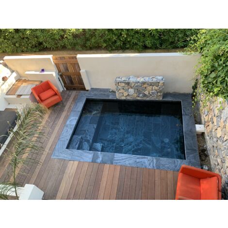 Carrelage Quartzite - Grey Java - 30x61x1,2cm - Vieilli - (1 m²)