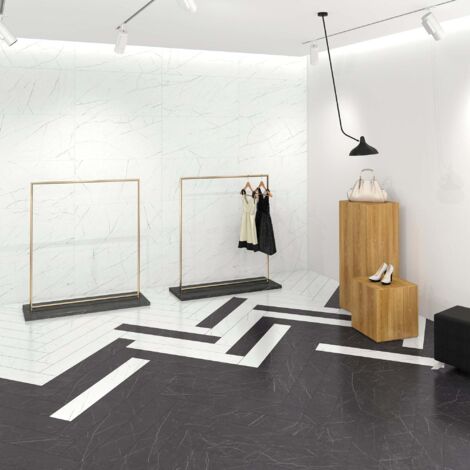 Grès cérame - MUSE - WHITE - 60x60 Rectifié