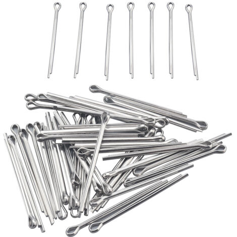 150 Stück U-förmige Splinte aus Edelstahl 304, geteilte ...