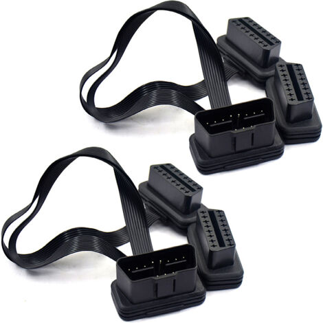 Stück OBD2 Y-Stecker-Verlängerungs-Splitter, 16-poliger Stecker auf ...