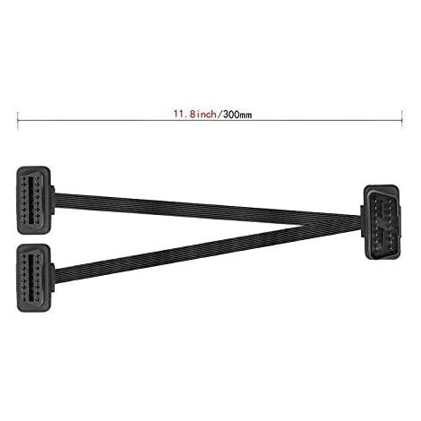 Stück OBD2 Y-Stecker-Verlängerungs-Splitter, 16-poliger Stecker auf ...