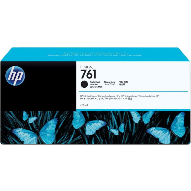 HP 761 775-ml Matte Black DesignJet Ink Cartridge cartucho de tinta 1 ...