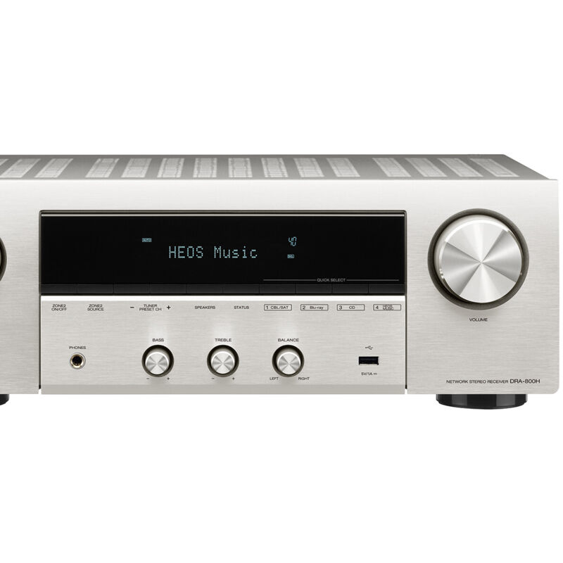 Denon DRA-800H 100 W 2.0 canales Envolvente Plata