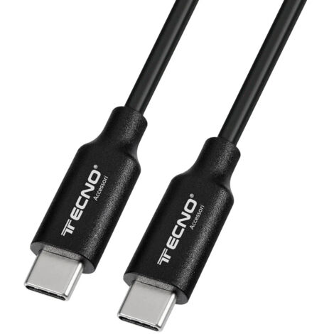 Tecno 24.218 cable USB 1 m USB C Negro
