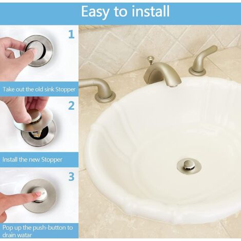 Universeller Waschbeckenabfluss, Pull-Typ-Abfluss, beschleunigt den ...