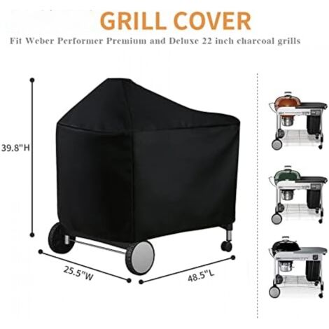 Wasserdichte Schutzhülle für Weber 7152 Grill 124x65x101cm