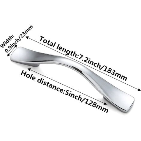 Wunderschne Mbelgriffe 128mm Lochabstand Fotos