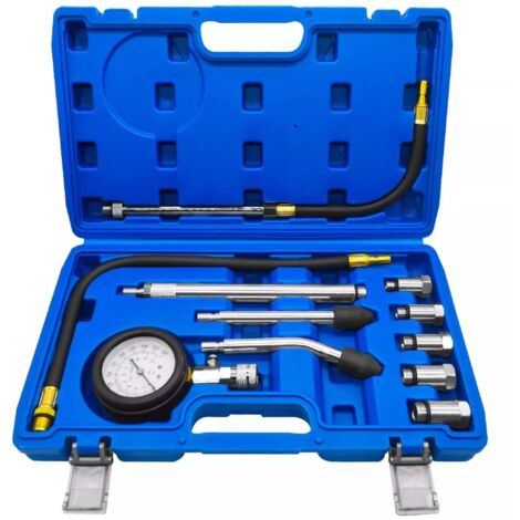Tester Compressione Auto 11 Pezzi Tester Compressione Motore Benzina ...