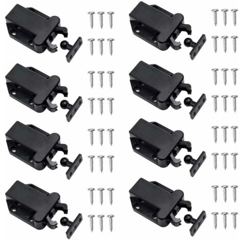 YMYNY 8 pezzi Chiusure a sgancio rapido, chiusure a pressione per porte ...