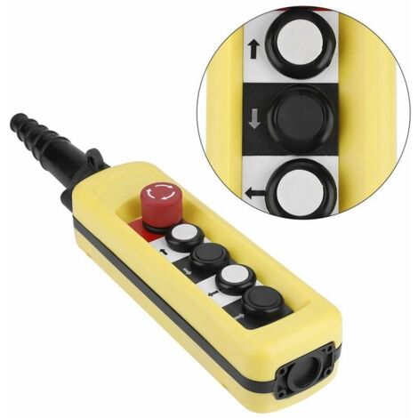 Interruttore di controllo a pulsante per paranco a catena per gru YMYNY ...