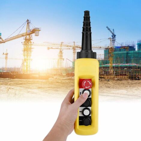 Interruttore di controllo a pulsante per paranco a catena per gru YMYNY ...