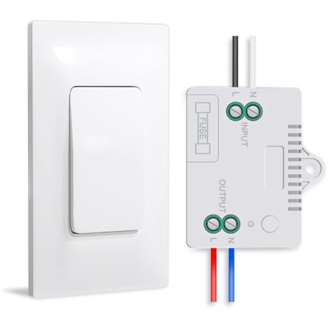 Interruttore wireless YMYNY, senza batteria, interruttore a parete con ...