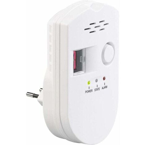 Rilevatore di gas naturale Ulisem: rilevatore multigas plug-in per gas naturale e GPL, 85, per ...