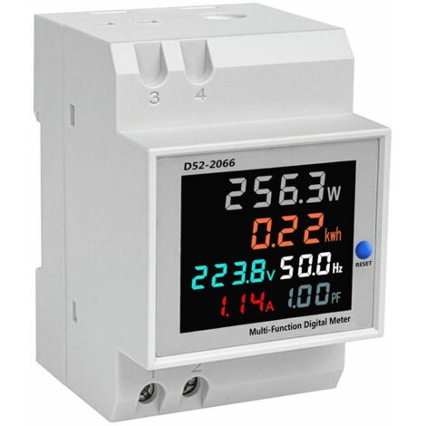 Power consumption indicator D52-2066 electric meter phase household ...
