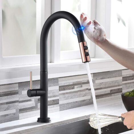 Touch Kitchen Faucets with Pull Out Sprayer, Sensor Faucets for Kitchen ...
