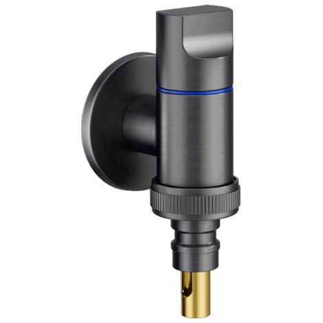 Brass Washing Machine Faucet with Water Stop - Quick Opening Angle Valve