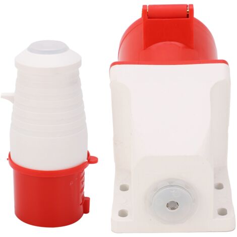 Pin Power Socket, 3 Phase Industrial Connector, Surface Mount Socket ...