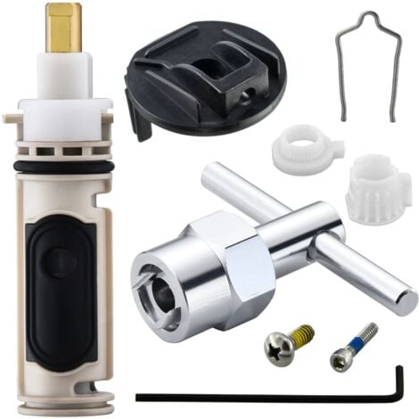 Replacement Valve Cartridge 1222 with Removal Tool 104421 and Handle Adapter Kit 116653 for Moen ...