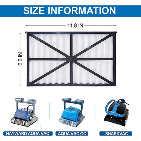 Replacement Filter for Robotic Pool Cleaner, Ultrafine Filter Panel ...