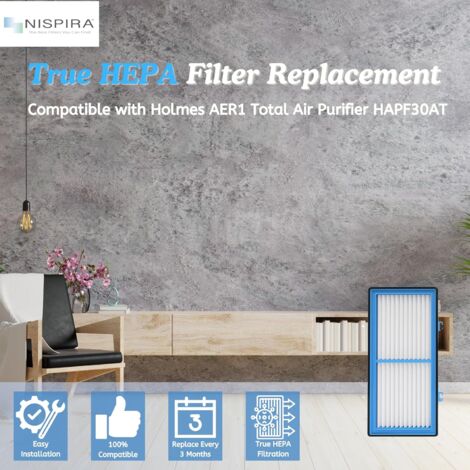 AER1 Replacement Filter for Holmes HAPF30AT HAP242-NUC Total Air True ...