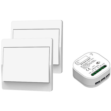 Interruptor de luz inalámbrico RF433 con control remoto WiFi (2 ...