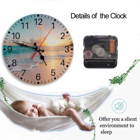 Isaha izengurutswe, Kutitonda bucece, Bateri ikora, Inch 10, Inyanja y ...