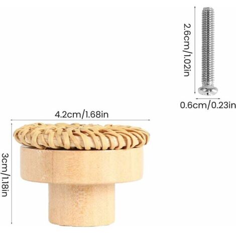 Gushiraho ibikoresho 6 bya Rattan Ibikoresho byo gukwega imashini ...