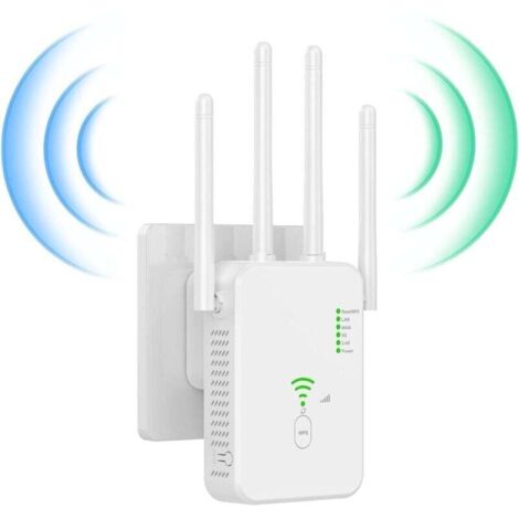 Repetidor WiFi para exteriores, nuevo amplificador WiFi de 1200 Mbps ...