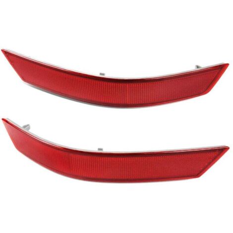 Lente reflectora de luz roja del parachoques trasero para ML Clase W164 ...