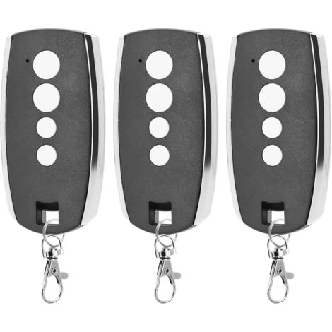 Set di 3 telecomandi per cancelli - 433,92 MHz Telecomando per porta da ...