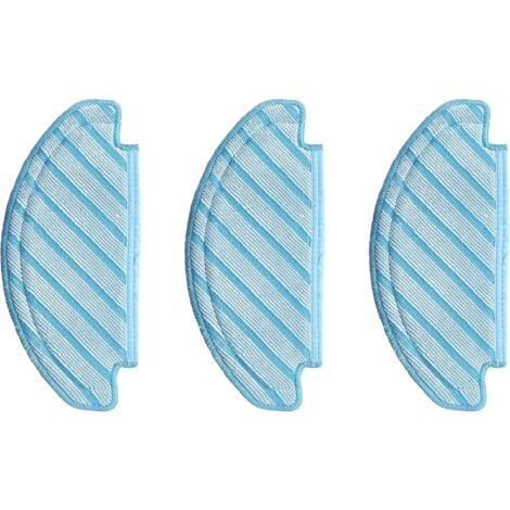 Confezione da 3 panni lavabili e riutilizzabili per la pulizia del robot aspirapolvere DEEBOT ...