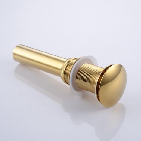 Rubinetto per lavabo senza fessura, pulsante, pop-up, click-clack ...