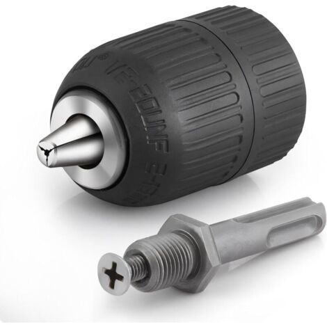 Punta per trapano a percussione con adattatore SDS a sgancio rapido autoserrante Aiperq da 13 mm