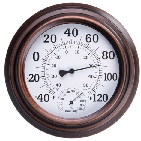 Termometro e igrometro a quadrante grande, termometro e igrometro retrò ...