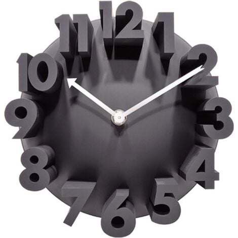 Reloj de pared de madera de 10 pulgadas, reloj de pared silencioso ...