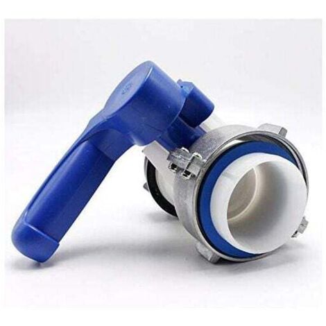 Válvula de mariposa para tanque de agua IBC ND40 con tuerca flotante de ...