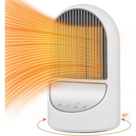YMYNY - Calefactor de cerámica de 1200 W, calefactor de ambiente ...