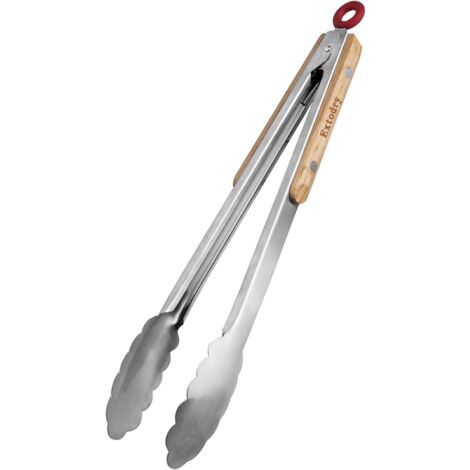 Pinzas para parrilla resistentes Crediri (33 cm): pinzas de cocina ...