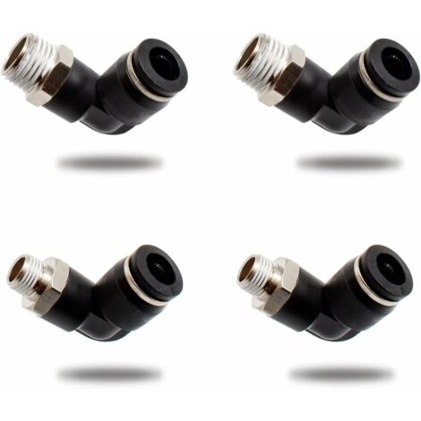 Conectores neumáticos YMYNY de 4 piezas, dos modelos diferentes (8 mm × ...