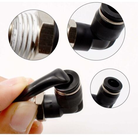 Conectores neumáticos YMYNY de 4 piezas, dos modelos diferentes (8 mm × ...