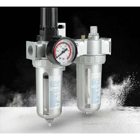 Regulador y lubricador UlisemFilter para aire comprimido, regulador de filtro para compresor de ...
